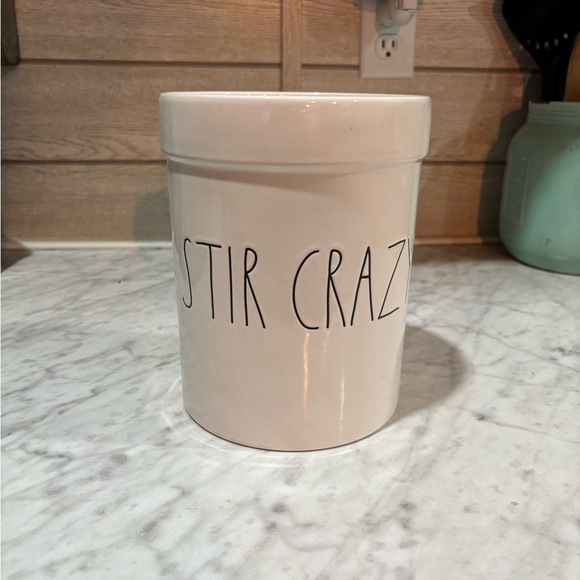 Rae Dunn | Art | Rae Dunn White Stir Crazy Ceramic Canister | Poshmark